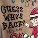 Elf Banner, Hand Painted, Paper Banner, Christmas Elf, Personalized - Etsy