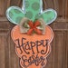 Carrot Door Hanger, Easter Door Hanger, Hand Painted, Wood Cut Out ...