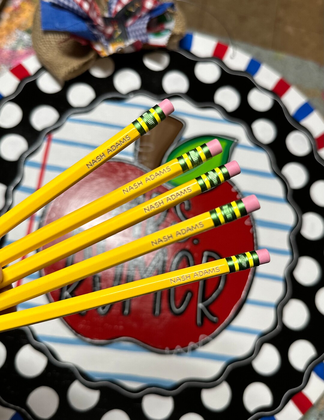 Personalized Engraved Pencils, Set of 12, No. 2 Pencils, Personalized ...