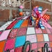 Welcome Mirrorball, Disco Ball, Wood Cut Out, Doorhanger, Handpainted ...