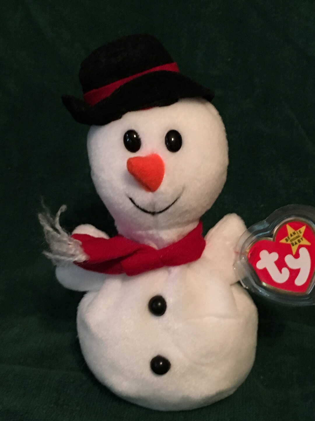 TY Beanie Baby - SNOWBALL the Snowman - Pristine With Mint Tags - Style ...