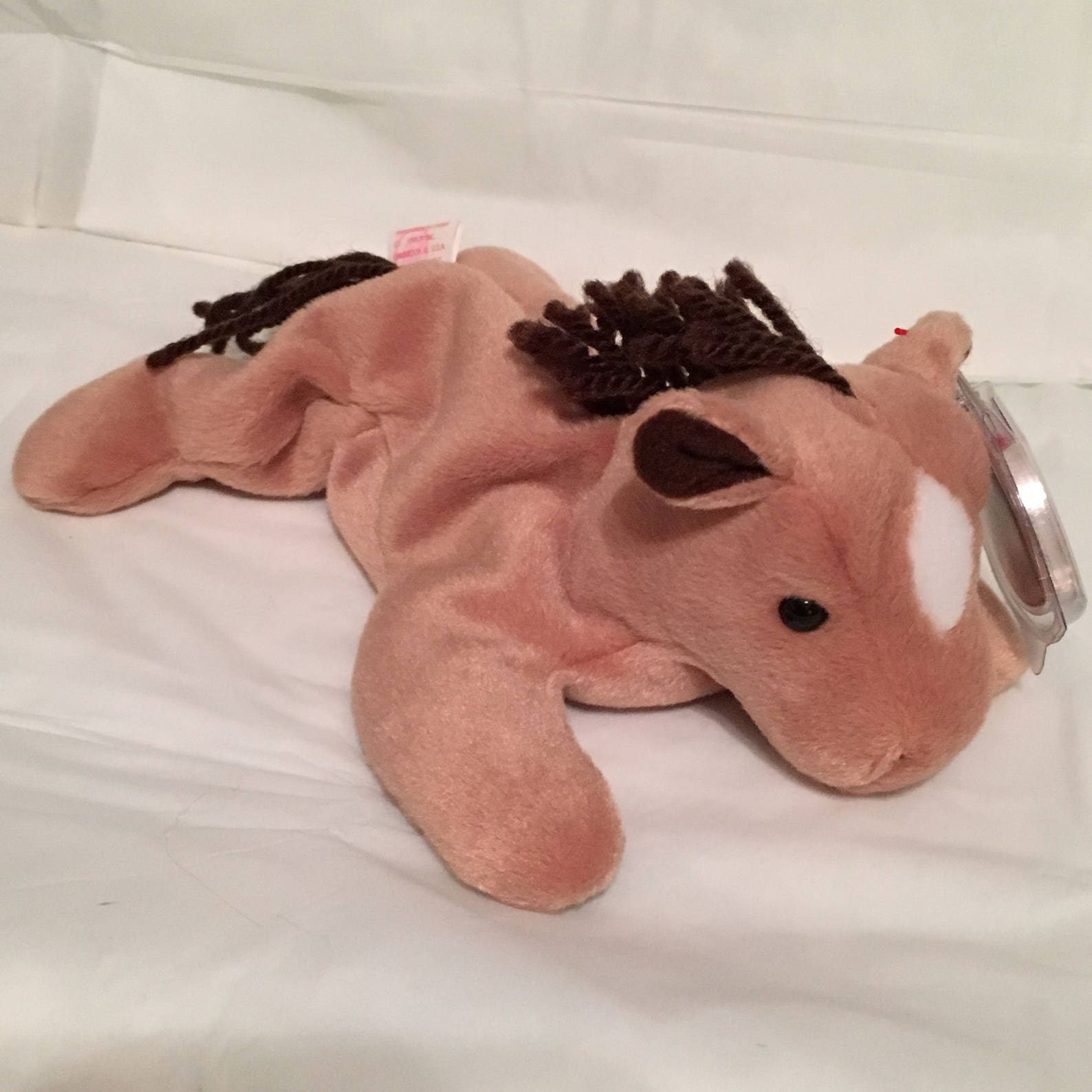 TY Beanie Baby - DERBY the Horse - Pristine With Mint Tags - PE Pellets ...