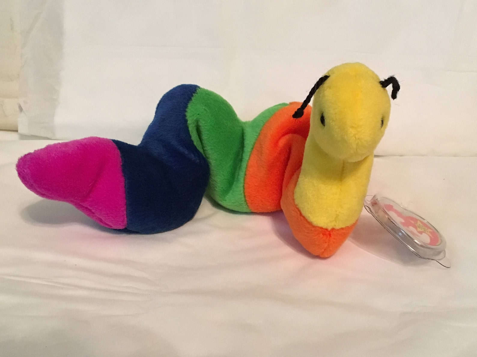 TY Beanie Baby - INCH the Worm - Pristine With Mint Tags - Style #4044 ...