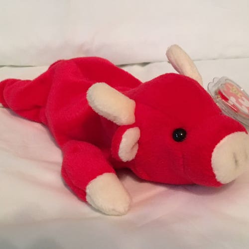 TY Beanie Baby SNORT the Red Bull Pristine With Mint Tags - Etsy