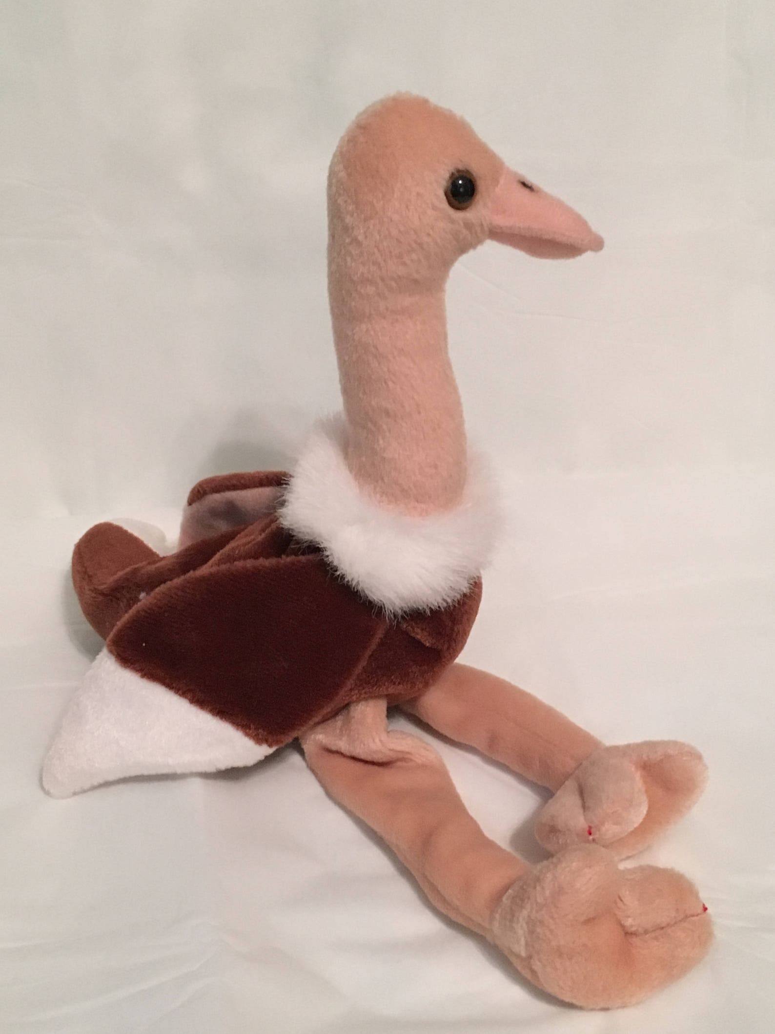 TY Beanie Baby - STRETCH the Ostrich - Pristine With Mint Tags - PE ...