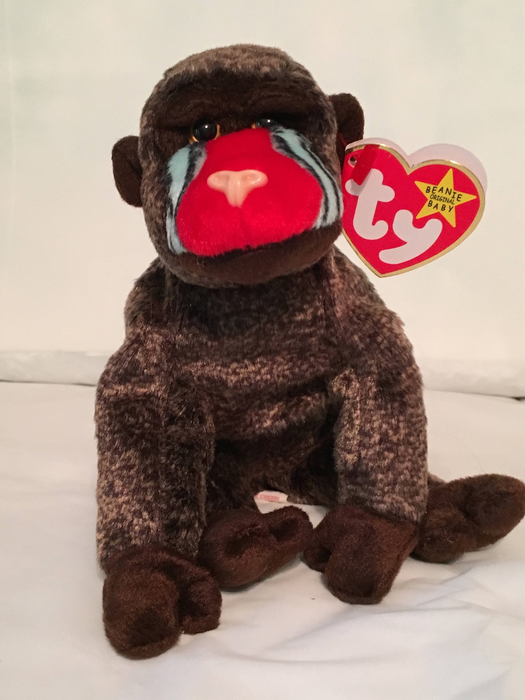 TY Beanie Baby CHEEKS the Baboon Pristine With Mint Tags - Etsy