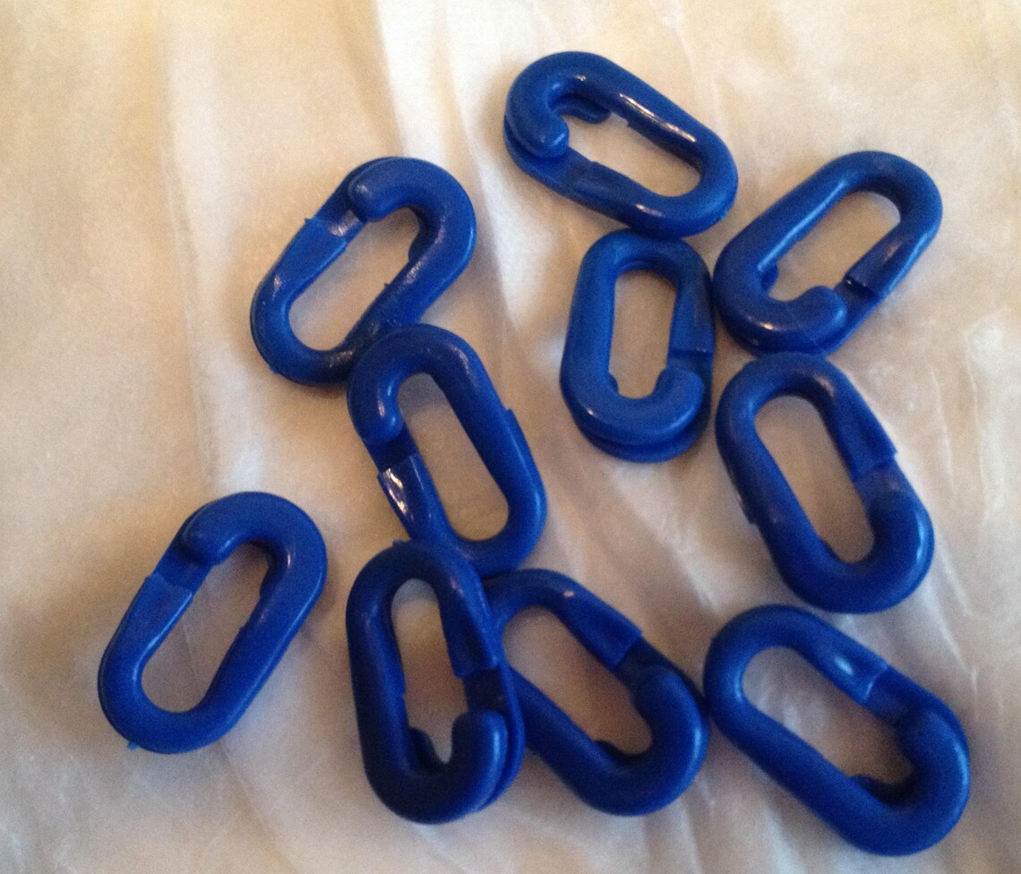 Split Chain Link Plastic 1" Link 4mm Chain (qty 10) Bird Toy Parts - Etsy