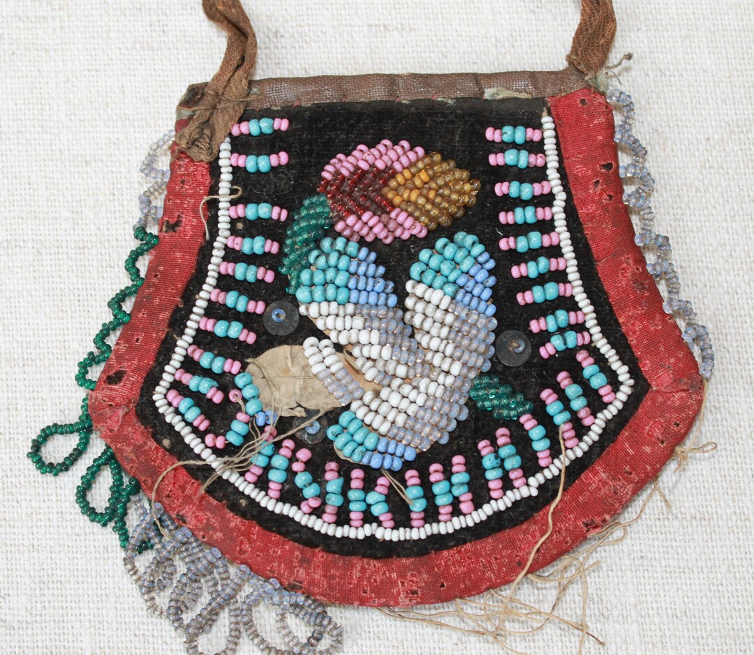 Antique Beaded Native American Purse - Etsy