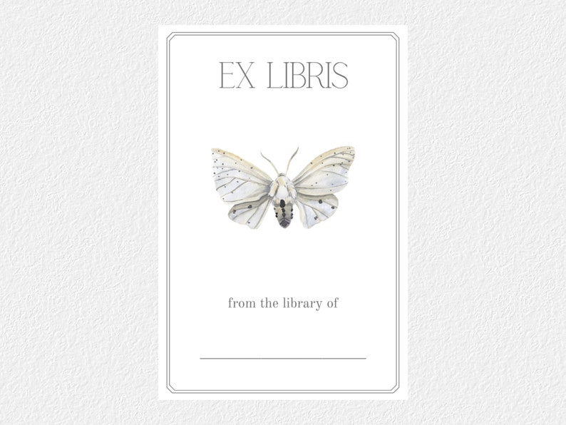 Printable Ex Libris Bookplates / Easy Instant Download / - Etsy