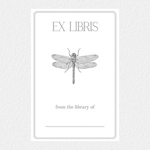 Printable Ex Libris Bookplates / Easy Instant Download / Minimalist ...