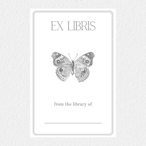 Printable Ex Libris Bookplates / Easy Instant Download / Minimalist ...