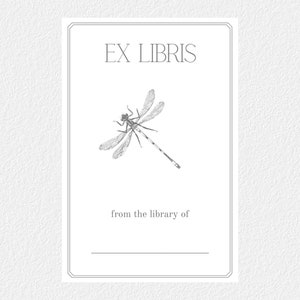 Printable Ex Libris Bookplates / Easy Instant Download / Minimalist ...