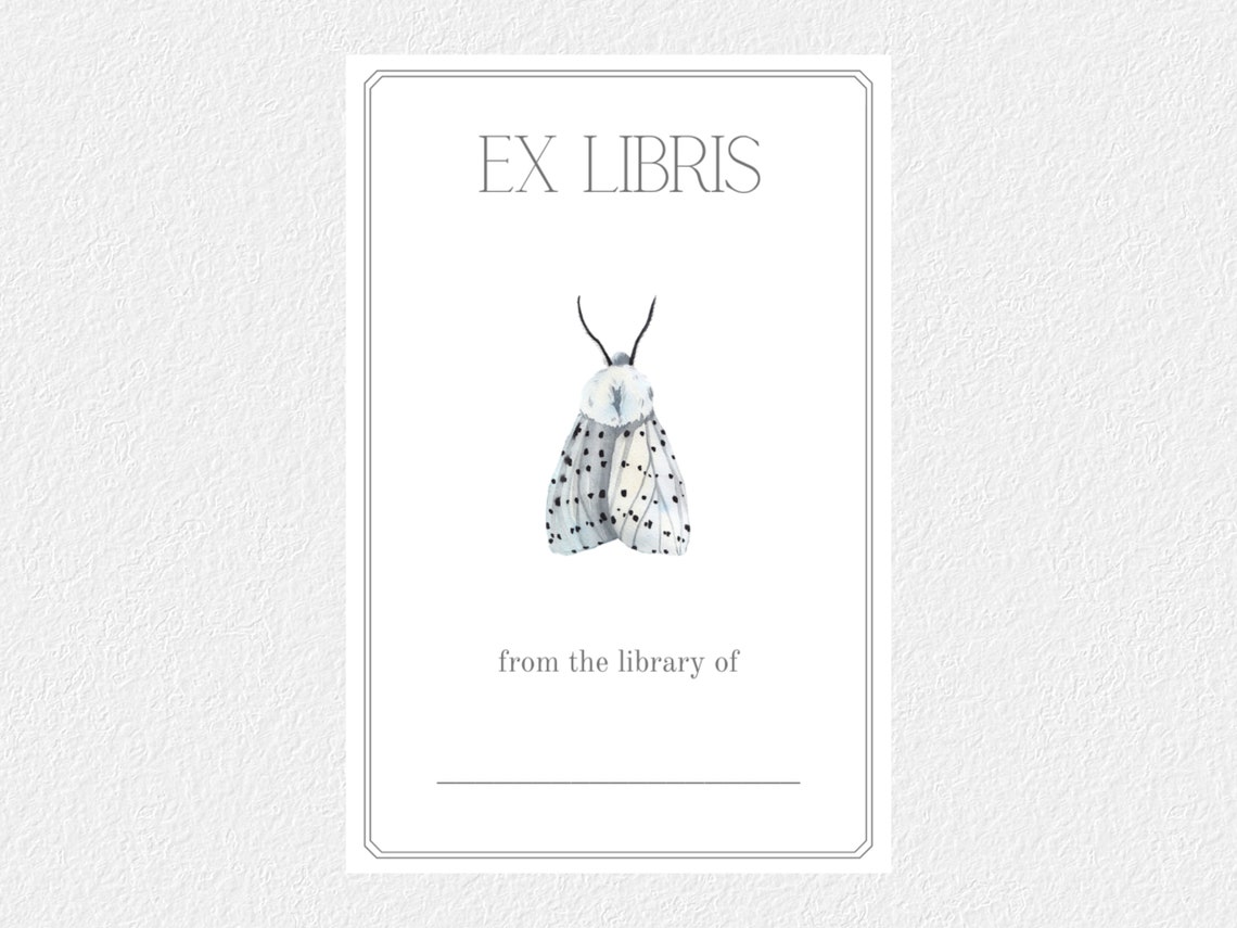 Printable Ex Libris Bookplates / Easy Instant Download / - Etsy