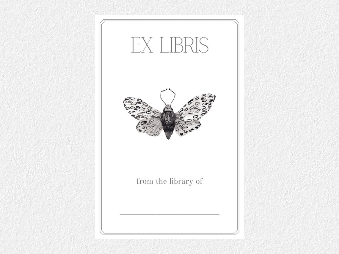 Printable Ex Libris Bookplates / Easy Instant Download / - Etsy