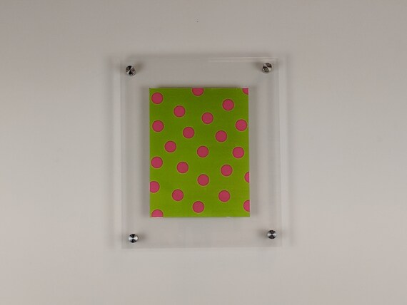 8.5x11 Acrylic Frame Easy-hang Portrait Style With Standoff | Etsy