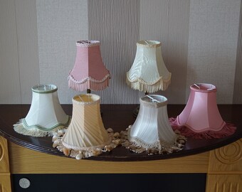 Paper Clip on Lampshades, Vintage Clip on Shades, Set of 8 Fruit ...