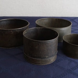 Vintage Metal Cake Pans, Old Bread Pans. - Etsy UK