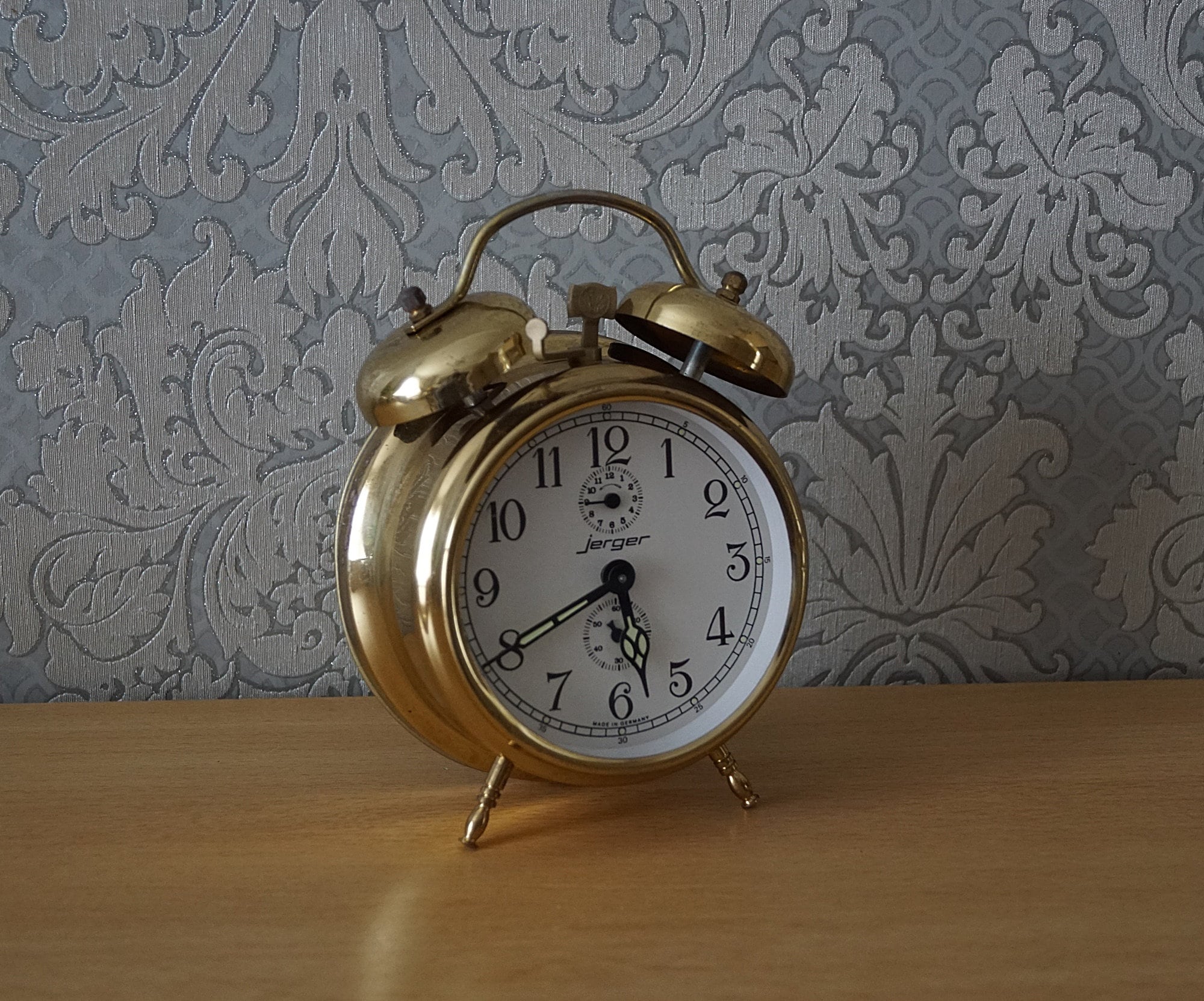Vintage Jerger Metall mechanische Wecker Vintage Wecker - Etsy.de