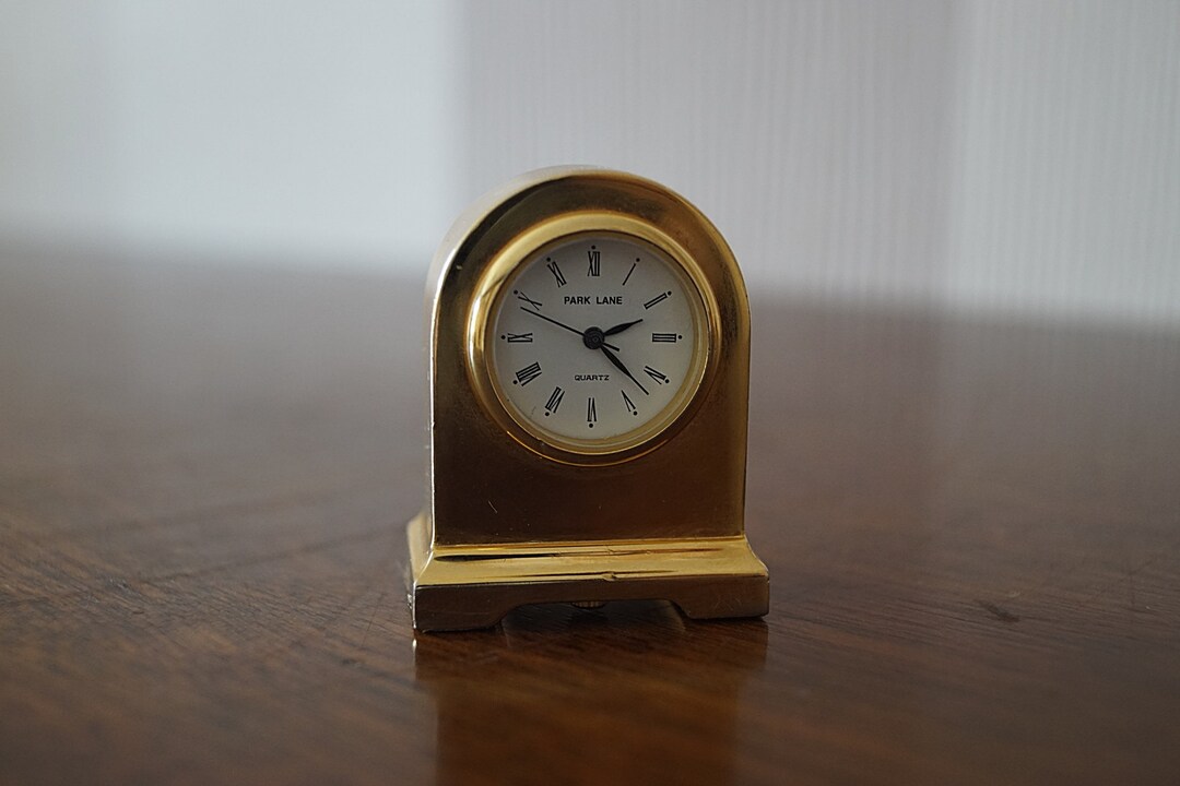 Vintage Miniature Quartz Clock, Park Lane Miniature Clock., Good ...