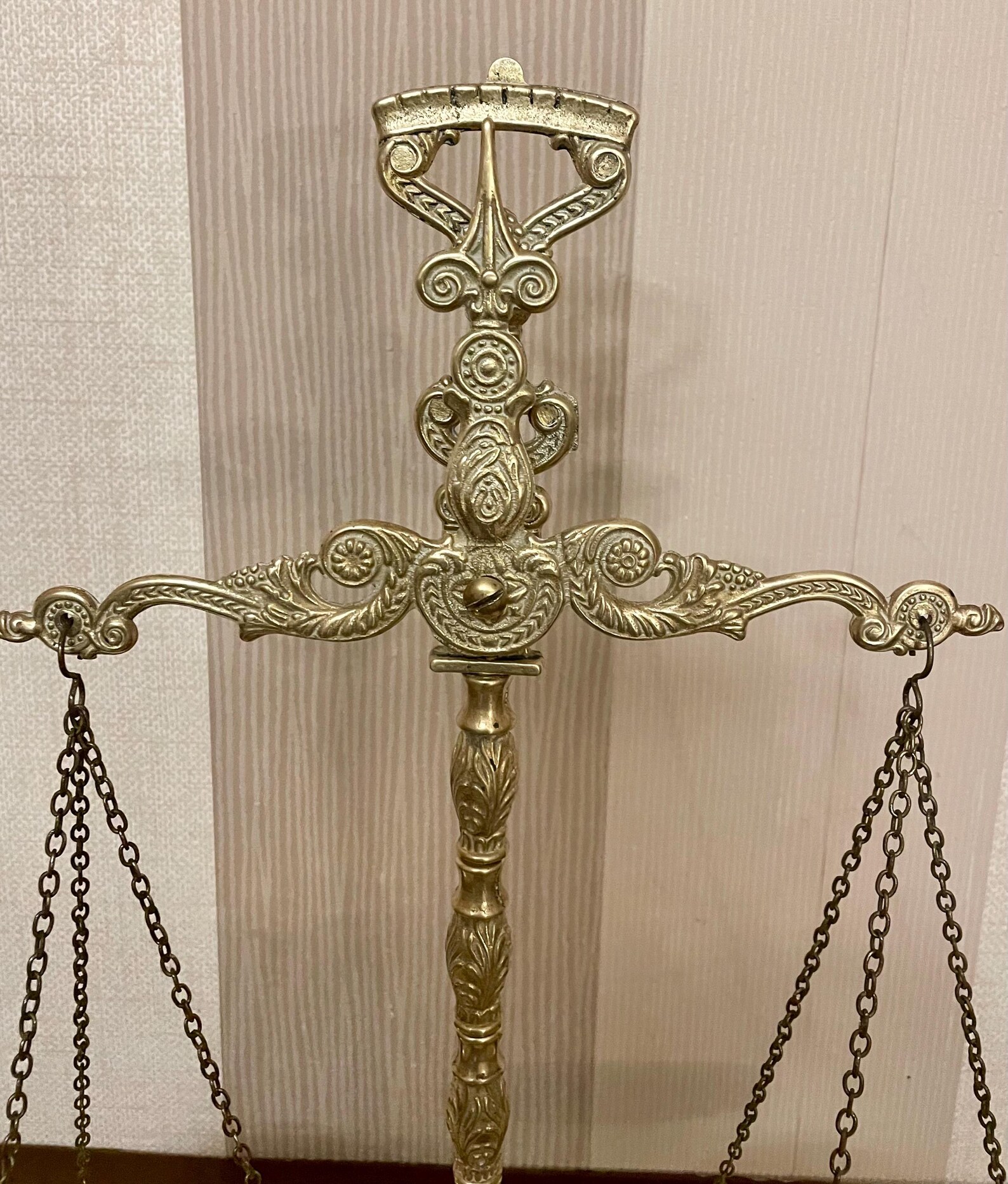 Vintage Brass Scales of Justice - Vintage Beam Balance Scale. - Etsy
