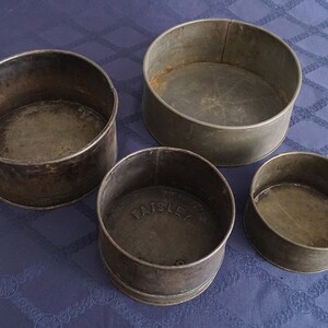 Vintage Metal Cake Pans, Old Bread Pans. - Etsy UK