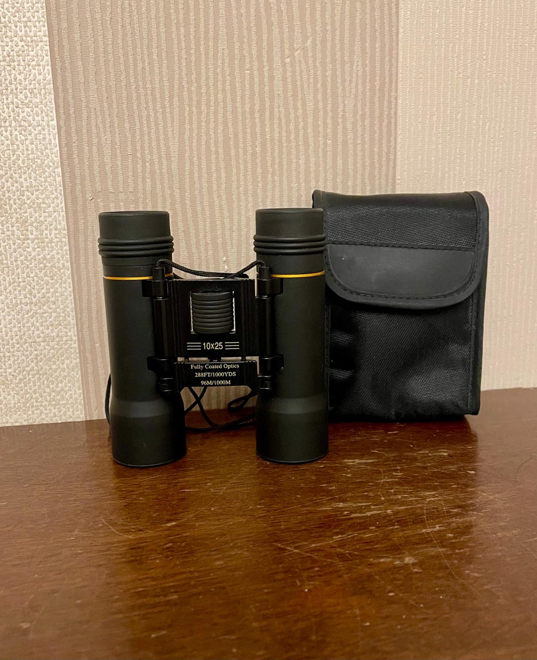 Binoculars 10 X25, Field, Opera, Theatre, Racing Binoculars. Black Case ...