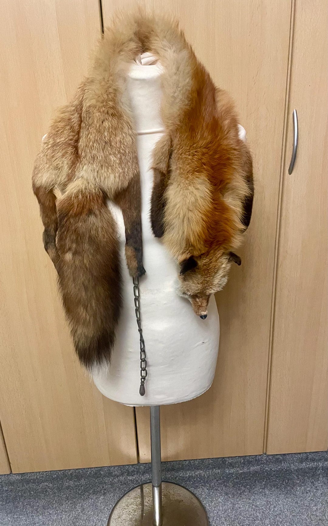 Vintage Red Fox, Vintage Evening Wrap, Old Hollywood Glam Made in the ...