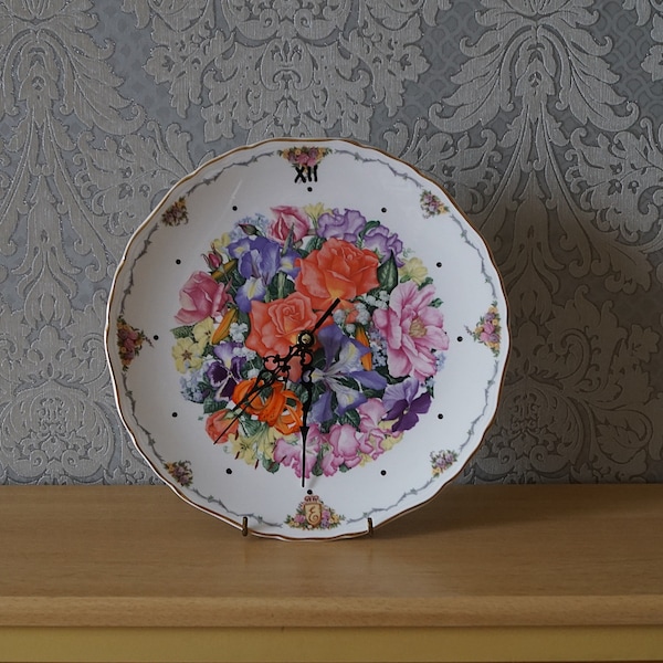 Plate Wall Clock - Etsy