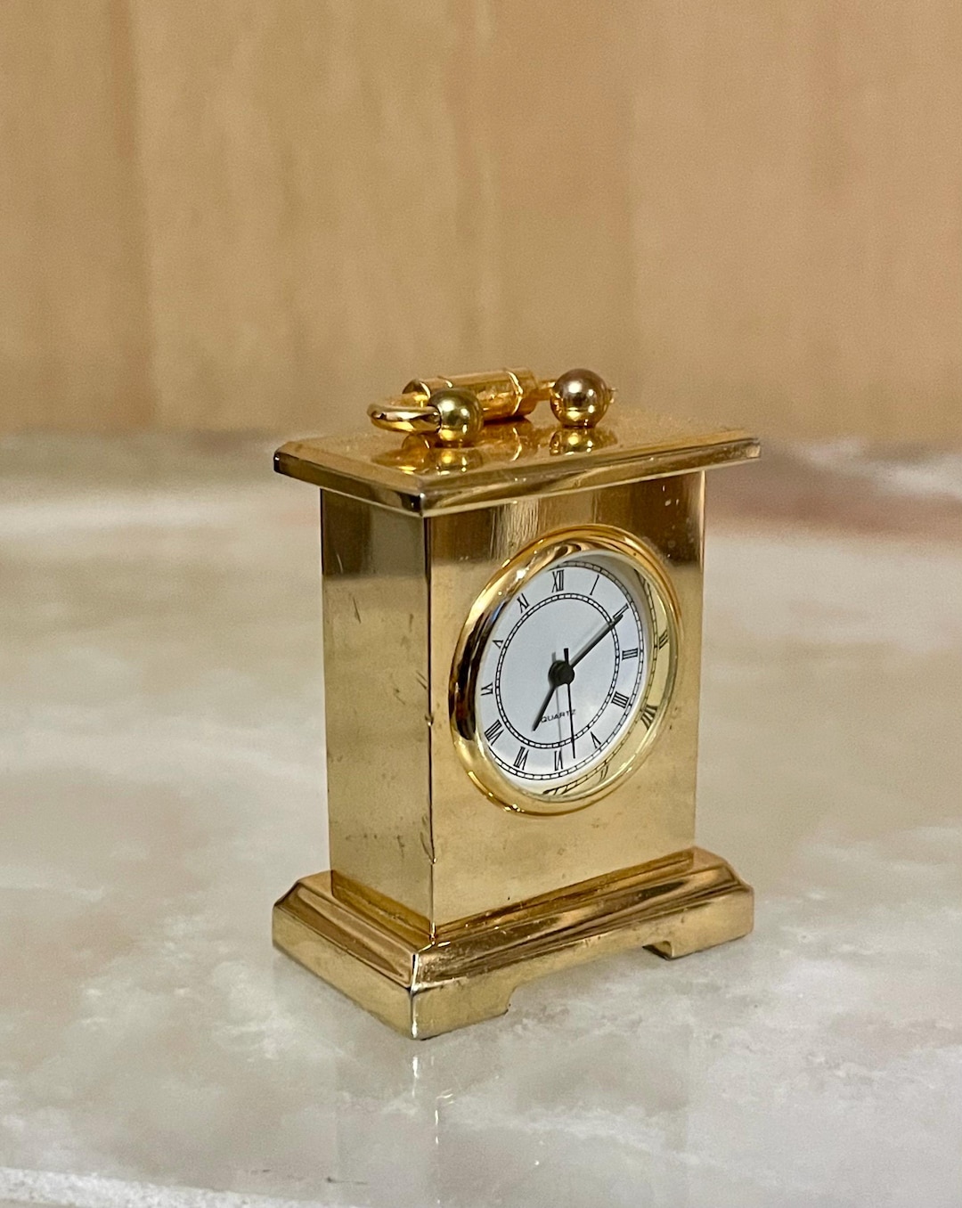Vintage Miniature Quartz Clock, Good Working. - Etsy