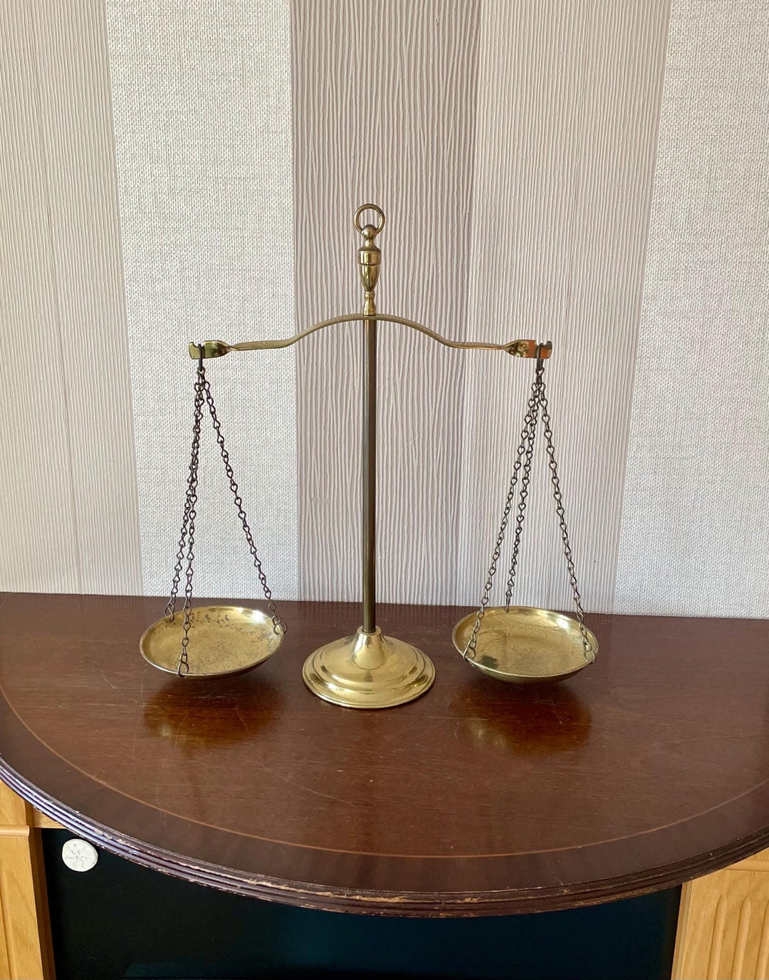 Vintage Brass Scales of Justice - Vintage Beam Balance Scale. - Etsy