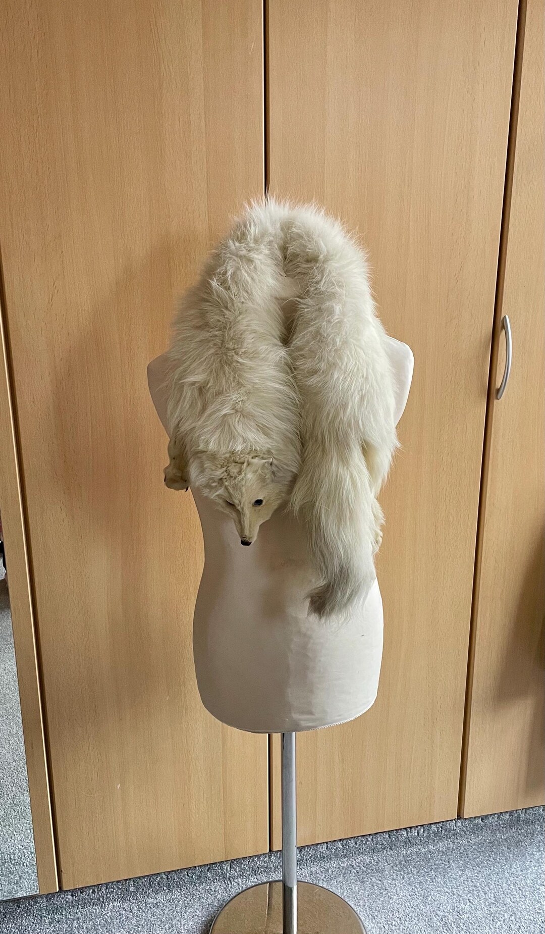 Vintage White Fox, Vintage Evening Wrap, Old Hollywood Glam Made in the ...