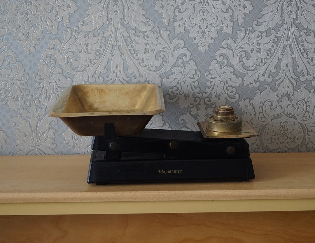 Vintage WAYMASTER Metal Balance Scales & Weights. - Etsy