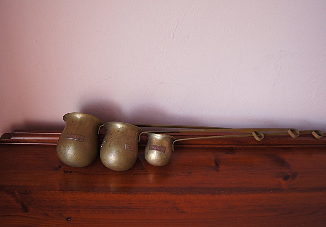 3 English Brass Dippers for Heating Alcohol. - Etsy