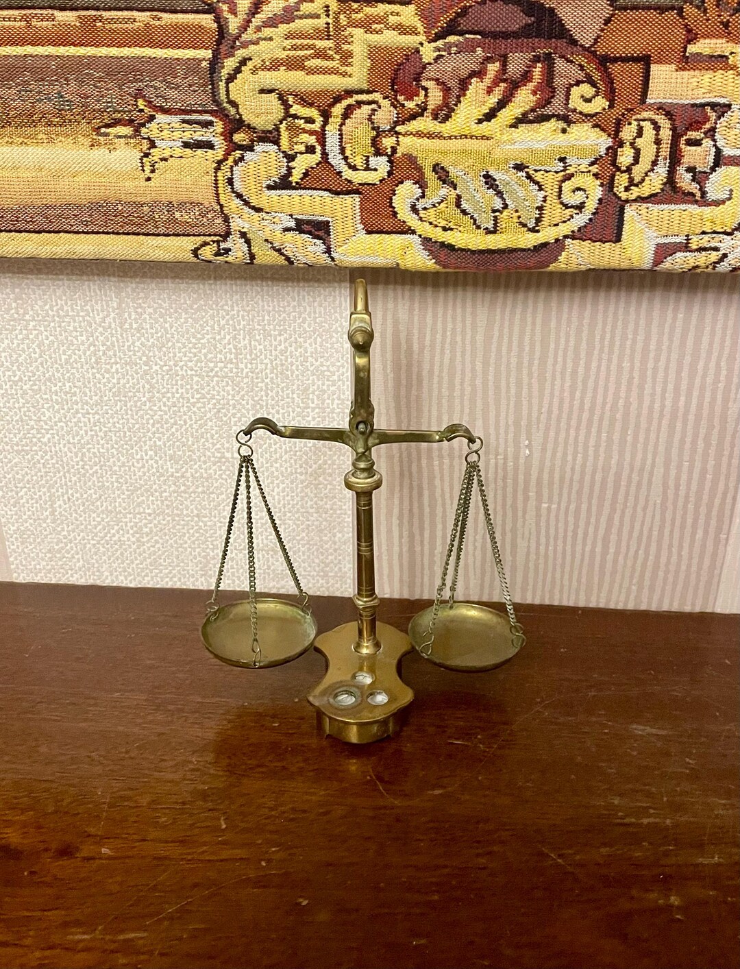 Vintage Brass Scales - Vintage Brass Beam Balance Scale No Weighs. - Etsy