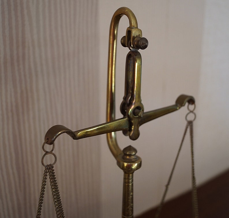 Vintage Brass Scales Vintage Brass Beam Balance Scale With - Etsy