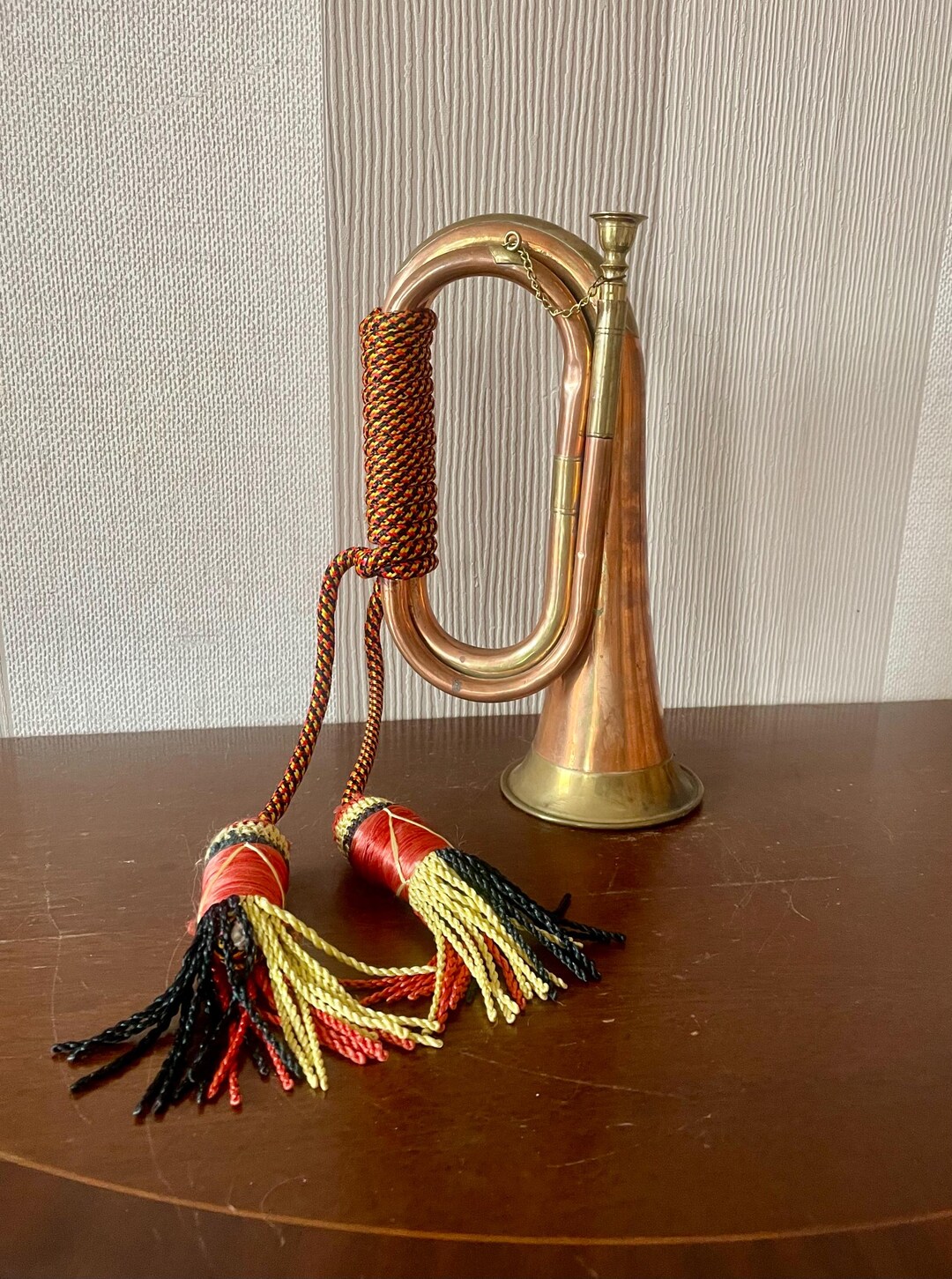 Vintage Copper Hunting Horn, Vintage Musical Instrument. - Etsy
