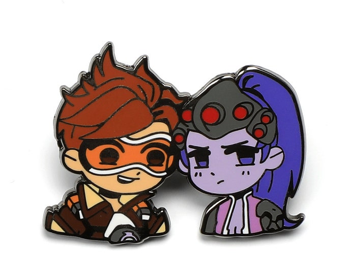 Overwatch Widowmaker & Tracer Enamel Pin - Etsy