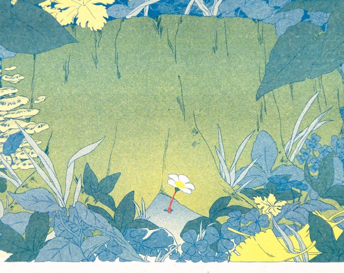 Pikmin Risograph Print - Etsy