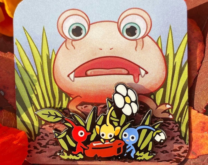 Pikmin Enamel Pin - Etsy