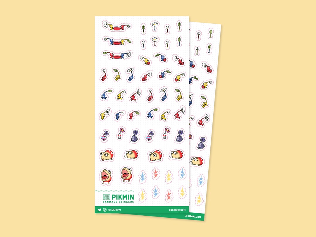 Pikmin Sticker Sheet - Etsy