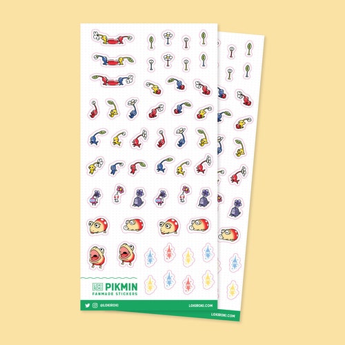 Pikmin Sticker Multi-pack - Etsy