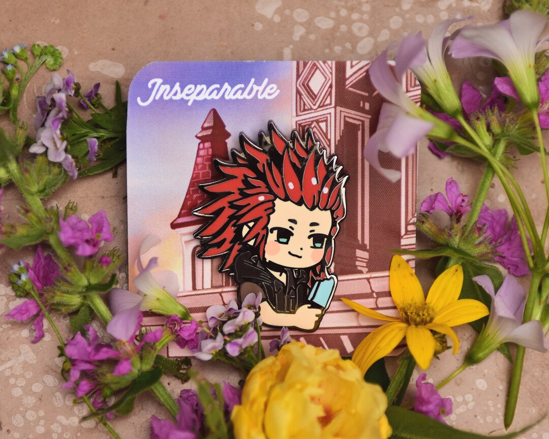 Axel Kingdom Hearts Enamel Pin - Etsy
