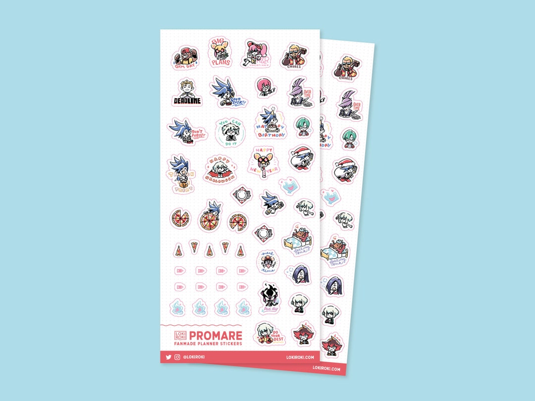 Promare Planner Sticker Sheet - Etsy