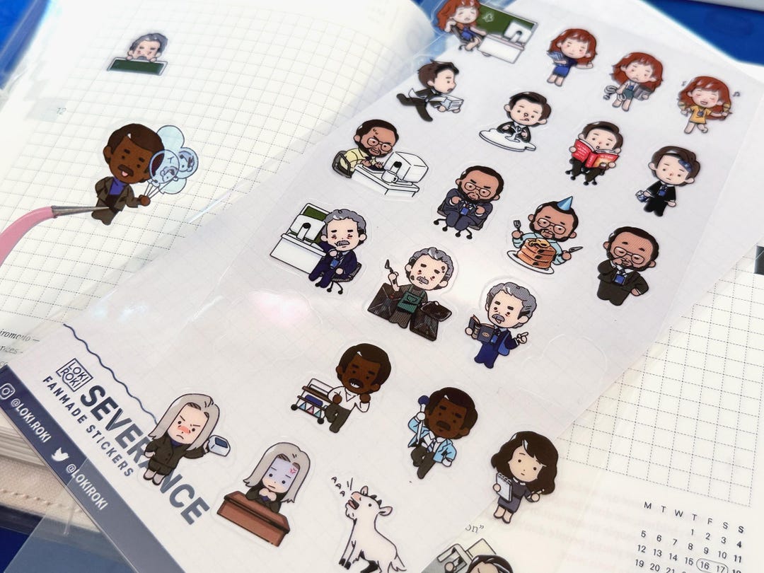 Severance Sticker Sheet - Etsy