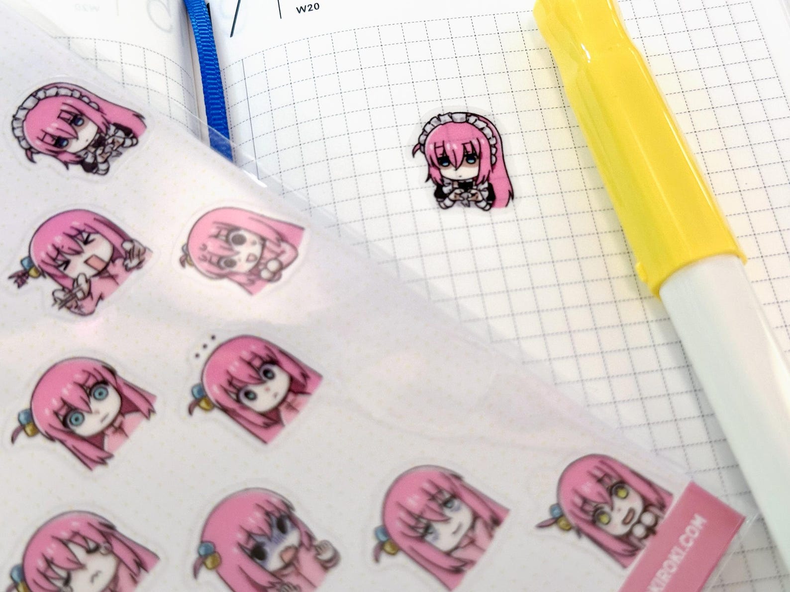 Bocchi Sticker Sheet - Etsy