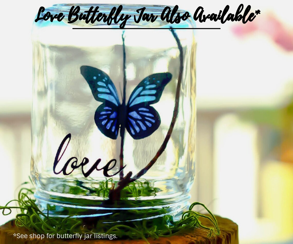 Personalized Ornaments - Blue Butterfly - Colorful Christmas Gift ...