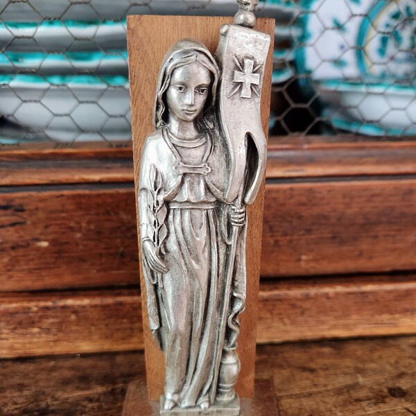 Religious Pewter Statue - Etsy