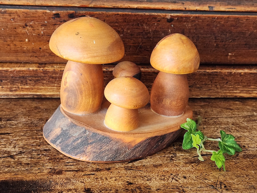 Colorado Aspen Wood Mushroom Carving~1960s Sculpture - Etsy