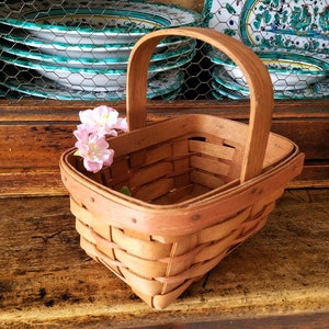 Vintage Longaberger Basketsmall Handwoven Shaker Style Basket ...