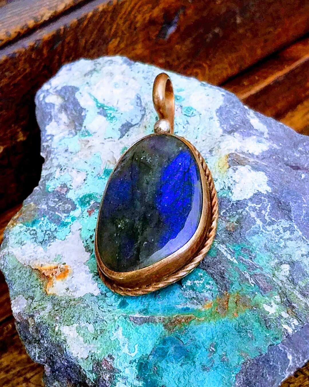David Umpleby Labradorite Pendant Signed DEU Made in Santa Fe~vintage ...